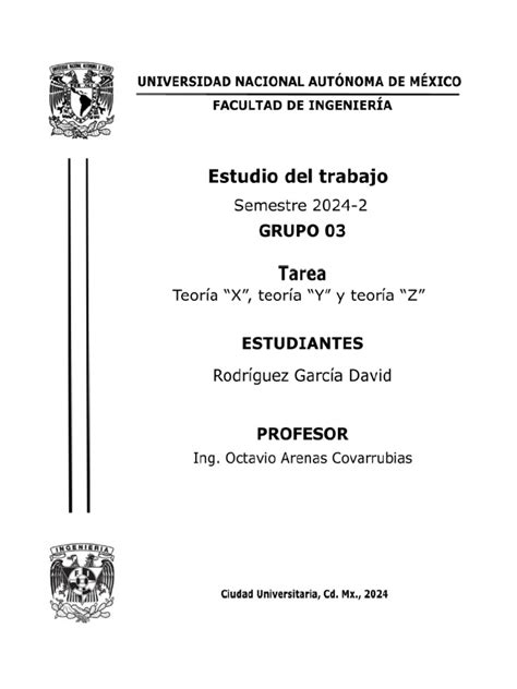 Teorias X Y Y Z Descargar Gratis Pdf Business Teoría