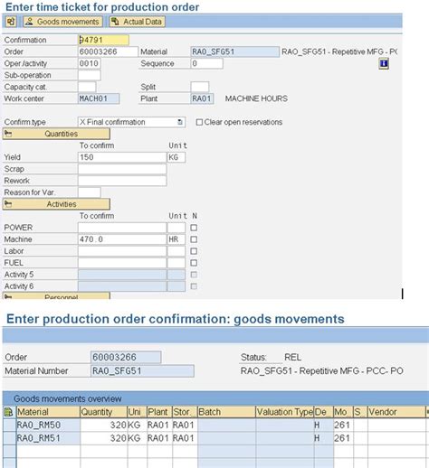 Wip And Variance Calculation In Product Cost By Pe Sap Community