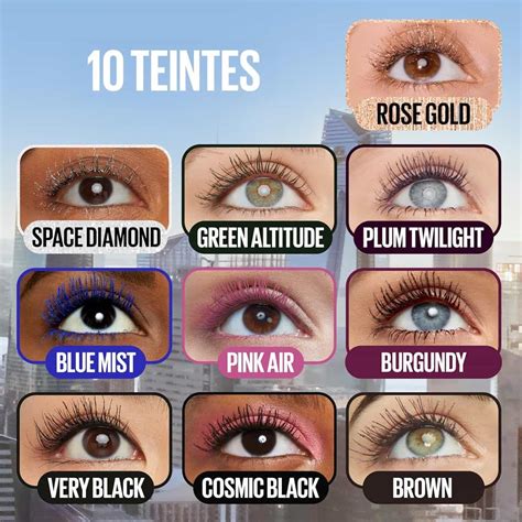 Maybelline Sky High Gold Glitz Gold Glitter Top Coat Mascara Nuvole