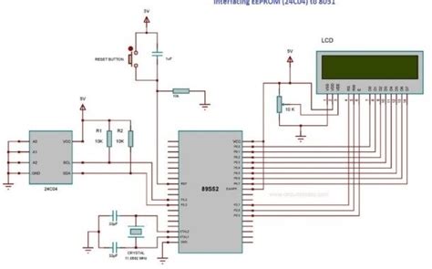 24c04 Eeprom Pinout Interfacing Example Features Datasheet