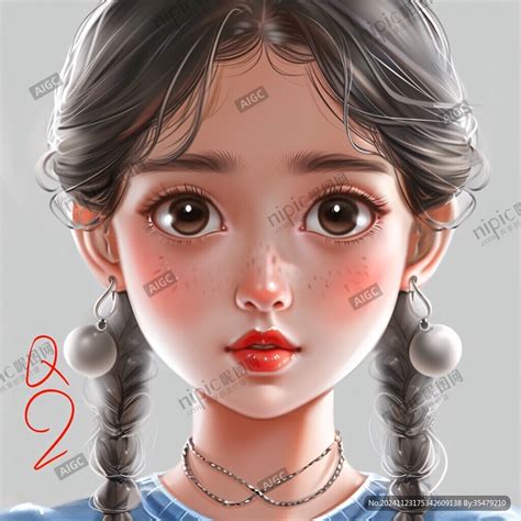 Ai创作图厚涂少女 写实人物插画 原创厚涂 厚涂头像 鼠绘模特 板绘人物 小女孩儿插 板绘少女插画 原创女孩插画 鼠绘少女 板绘少女 原创手绘头 鼠绘人物 转手绘 3d女娃 昵图网