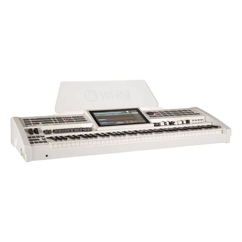 Wersi Sonic Keyboard Oax1 High Gloss White Keyboard Reverb