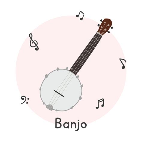 Bluegrass Music Instruments Clipart