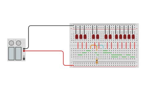 Circuit Design Leds In Parallel Tinkercad