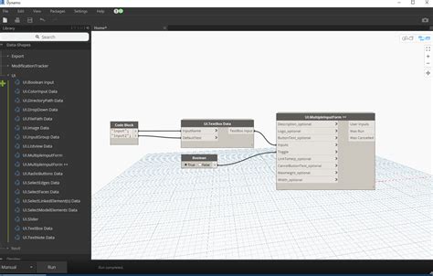 Data Shapes Ui Not Showing Up Packages Dynamo