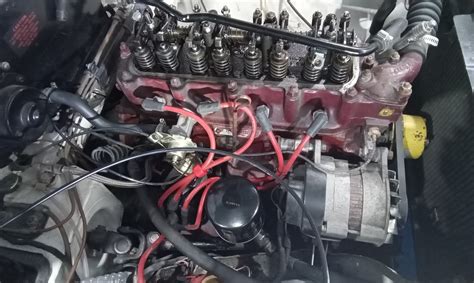 MGB Roadster Engine Work Bridge Classic Cars