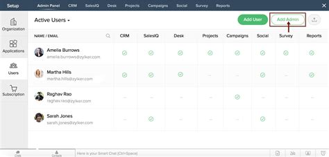 Assigning Users And Applications