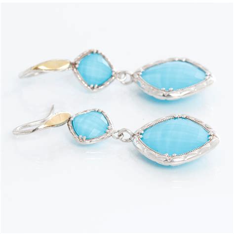 Tacori Neo Turquoise Drop Earrings For Sale At 1stdibs Tacori