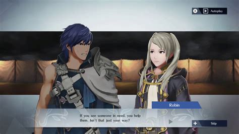 Fire Emblem Warriors Chrom And Female Robin Fire Emblem Awekenings Support Conversation