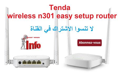 Tenda Wireless N Easy Setup Router N Info Pour Vous