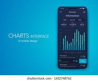 Electronic Music Radio Smartphone Interface Vector Stock Vector Royalty Free