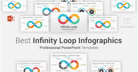 Best Infinity Loop Infographics PowerPoint Template Diagrams SlideSalad