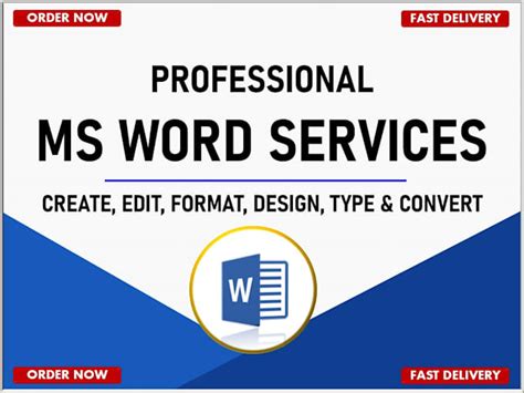 Create Edit Format And Design Ms Word Documents By Rajaabid110 Fiverr