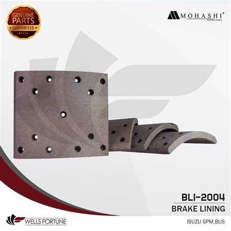 Isuzu Spm Bus Mohashi Brake Lining 4pcs1set Shopee Philippines