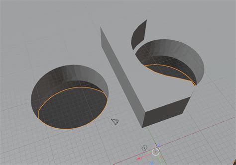 Modeling Problems With Blender Mirrored Extruded Plane Cutting Into A Cylinder Blender