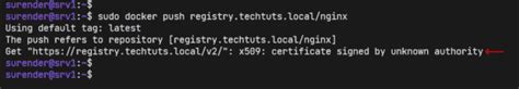 Private Docker Registry Setup Sysops