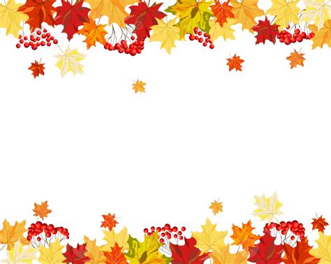 단풍 테두리 단풍 가을 떨어지다 배경 일러스트 및 사진 무료 다운로드 Pngtree