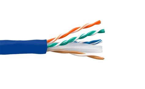 Blue Cat 6 UTP Stranded Ethernet Bulk Cable Denco Design Inc