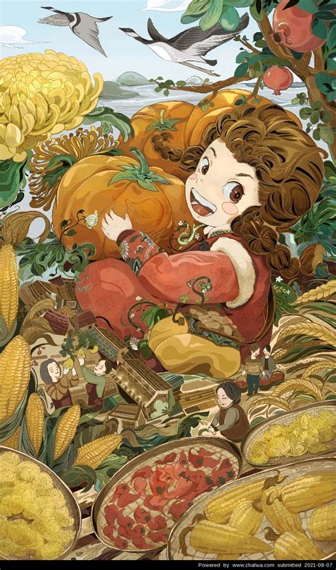 hico 平阳的插画作品 秋 插画中国 chahua org