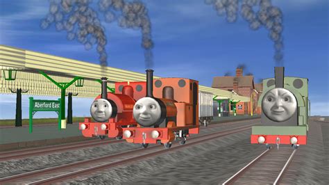 Skarloey Rheneas And Peter Sam By Bakedwabbit On Deviantart