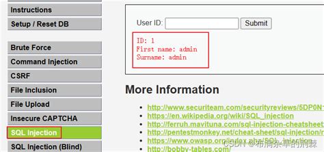 注入之mysql数据库（手工注入）mysql手工注入 Csdn博客
