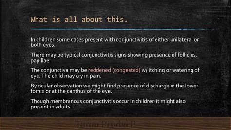 Membranous Conjunctivitis Pptx