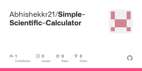 Github Abhishekkr21simple Scientific Calculator