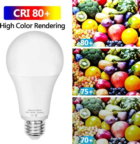 Ohlgt A21 Led Light Bulb 150 200w Equivalent 2500lm 23w Warm White