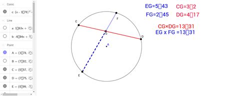 Circle Segment Lengths GeoGebra Circle Segment Lengths GeoGebra