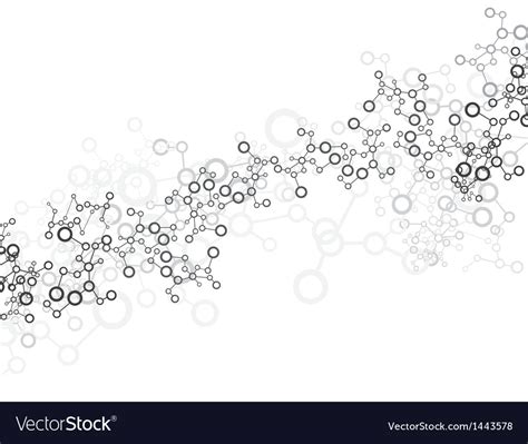 Abstract Molecular Structure Background Royalty Free Vector