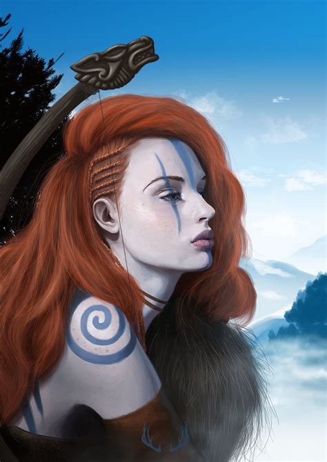 Artstation Celtic Warrior Marta Deer Celtic Warriors Warrior