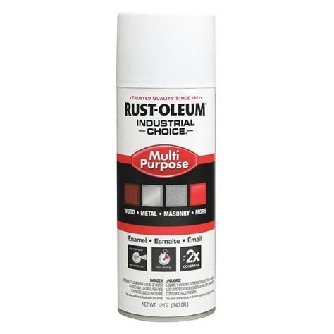 Rust Oleum Spray Primer White Flat Finish Oz Zoro