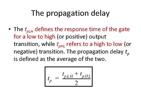 Cmos Outline Fanout Propagation Delay Cmos Power Consumption