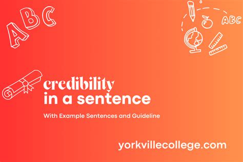 How To Use Credibility In A Sentence Easy Examples