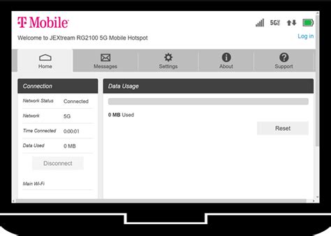 Overview Of Mobile Network Settings Settings Jextream Rg G Mobile Hotspot T Mobile
