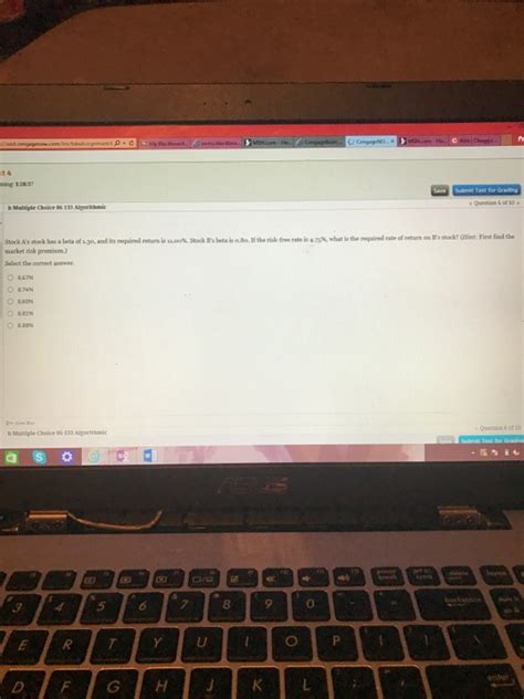 Solved Stock A S Stock Has A Beta Of 1 30 And Its Required Chegg Com