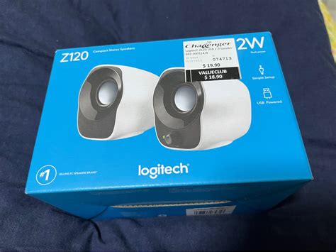 Logitech Z W Laptop Speakers Audio Soundbars Speakers Amplifiers On Carousell