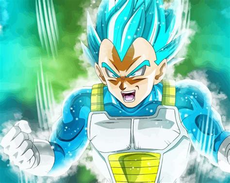 Vegeta Powering Up Paint By Numbers My Paint By Numbers