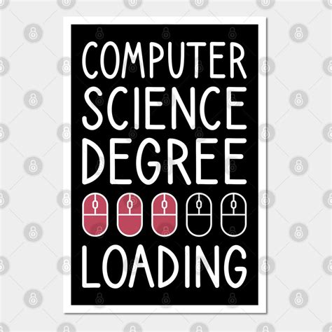 Computer Science Degree Loading Wall Art Print
