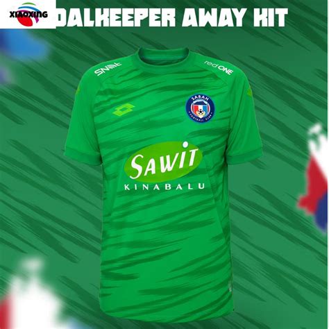 Newlotto Sabah Fc 2023 Away Gk Jersey Auth Player Issue
