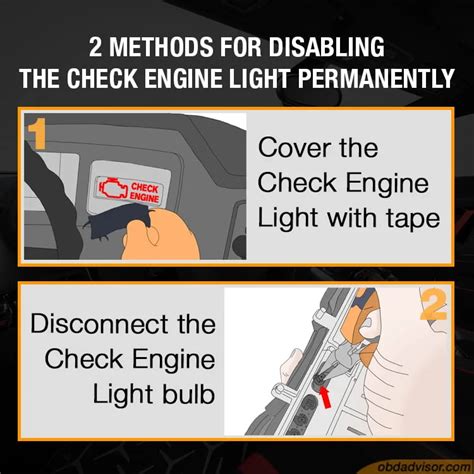 How Can I Disable Check Engine Light Permanently OBD Advisor