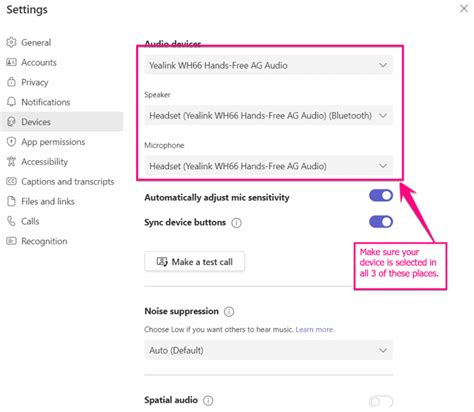 Setting Up Your Audio Device In Microsoft Teams Business Telecom Products