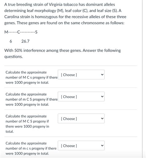 Solved Choose Calculate The Approximate Number Of