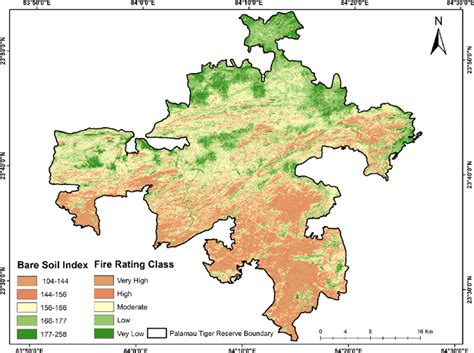 Bare Soil Index Map Of Ptr Download Scientific Diagram