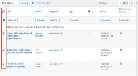 making bulk edits in wordpress a comprehensive guide blog admin