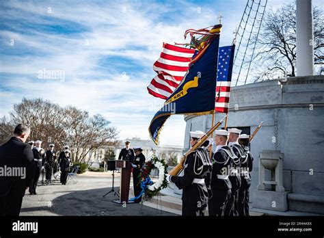 A Ceremony Commemorating The 125th Anniversary Of The Sinking Of The