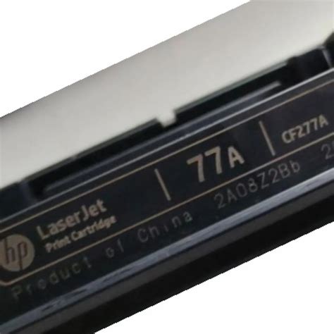 Black Hp Laserjet Printer Empty Cartridge 77a Size A4 Size At Rs 1200