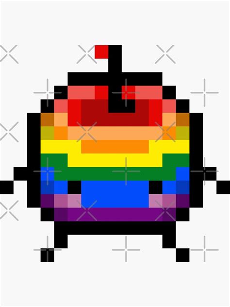 Lgbt Pride Junimo Sticker For Sale By Lailae Redbubble