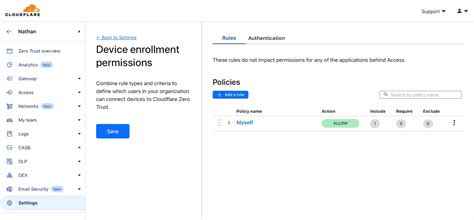 Setting Up Warp For Cloudflare Access Nathans Blog