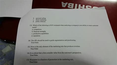 Each Correct Answer Is Worth 2 Points Multiple